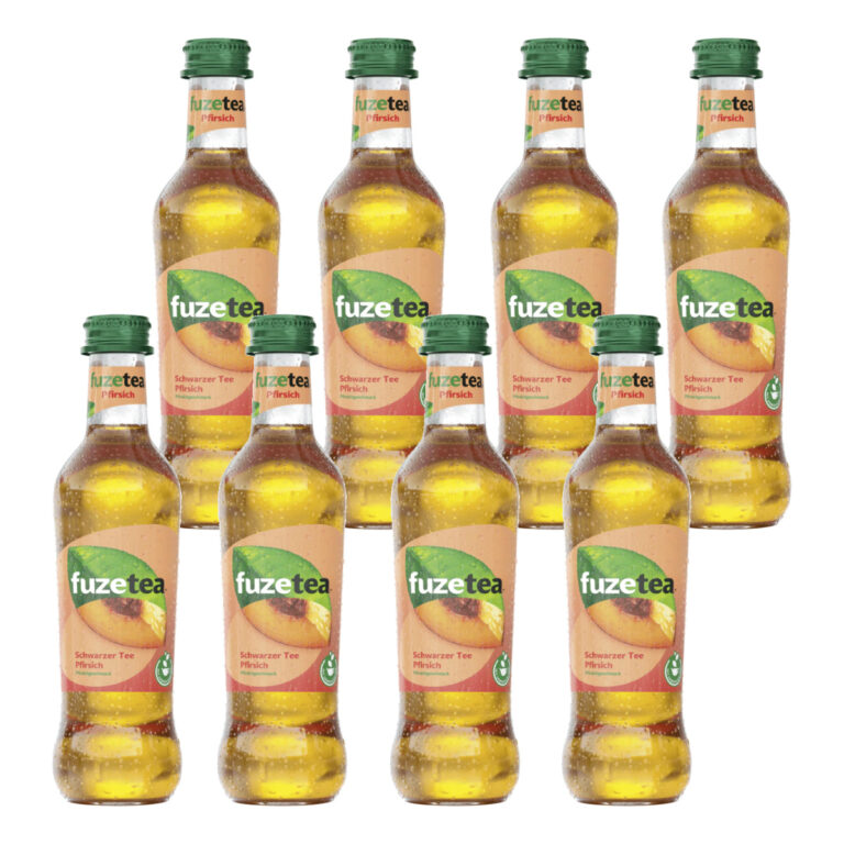 Fuze Tea Schwarzer Tee Pfirsich 16 Flaschen je 0,3l › Minigolfartikel