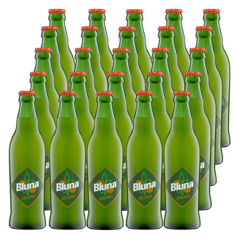 Bluna Orange Limonade 25 Flaschen je 0,33l › Minigolfartikel