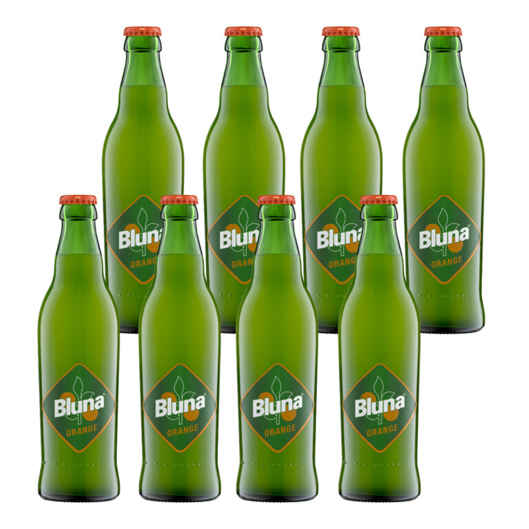 Bluna Orange Limonade 8 Flaschen je 0,33l › Minigolfartikel